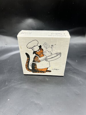 Kliban's Cats Chefcat Jigsaw Puzzle 7" x 7" - Vintage Box Sealed MP114 ...