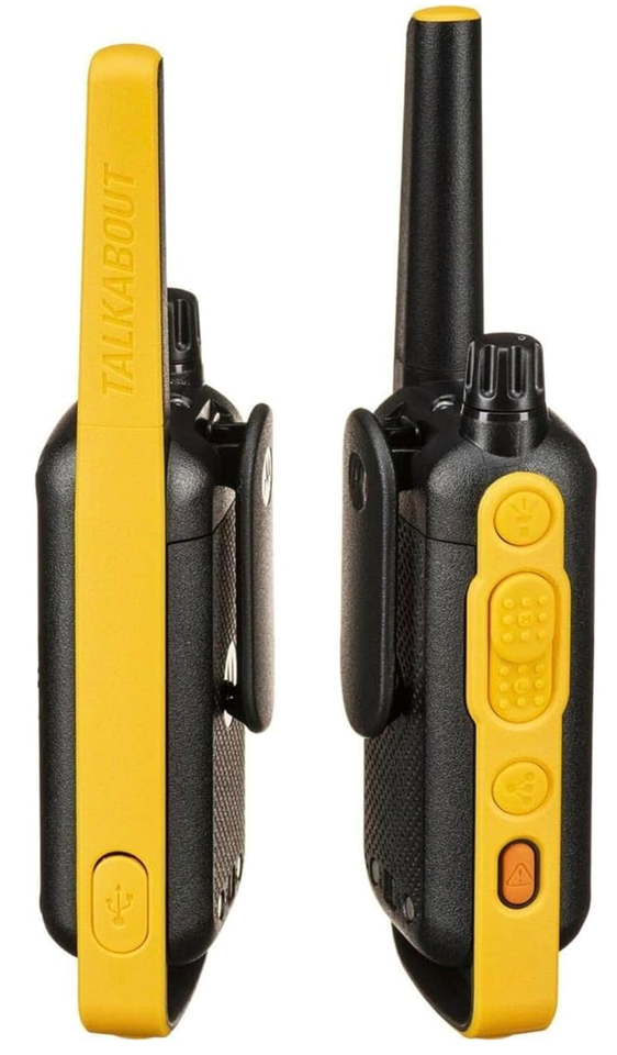Motorola Talkabout T475 Two Way Radio 4-Pack Walkie Talkies 22 Channels ...