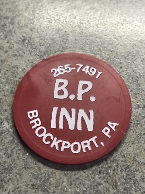 Plastic Trade Token - B.P. Inn Bar And Grill - Brock port, Pennsylvania ...