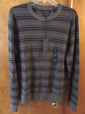Men's "Marc Anthony" Size XL, Brown, Crew Neck, SlimFit, Cttn/Cash/Wool ...