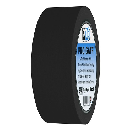 Pro Tapes Pro Gaffer Tape Black 2" x 55 yds. -w 401000007783| eBay
