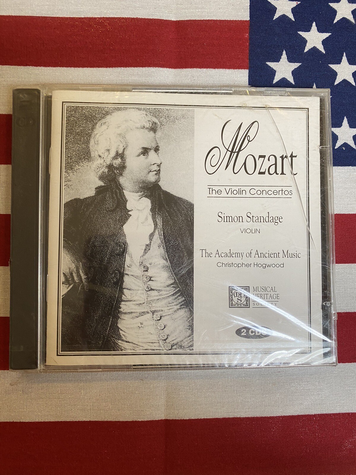 MOZART The Violin Concertos 2CD MHS Simon Standage / Christopher ...
