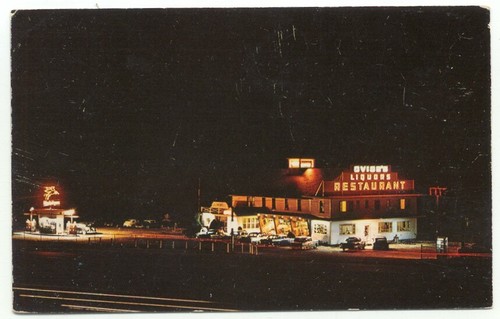 Sturbridge MA Rt.15 Ovide's Hotel Restaurant Postcard ~ Massachusetts ...
