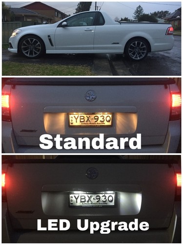HOLDEN COMMODORE UTE-WAGON-SEDAN VE-VF LICENSE PLATE LED KIT - SUPER ...