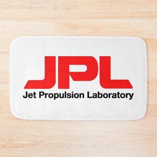 Jet Propulsion Laboratory (JPL) Logo for Light Colors ONLY Bath Mat 40 ...