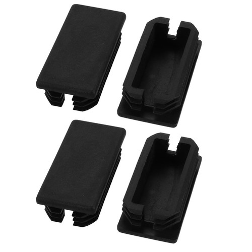 4pcs Furniture Legs Protector Rectangular Plastic Tube Inserts Cap 60mm x 30mm | eBay