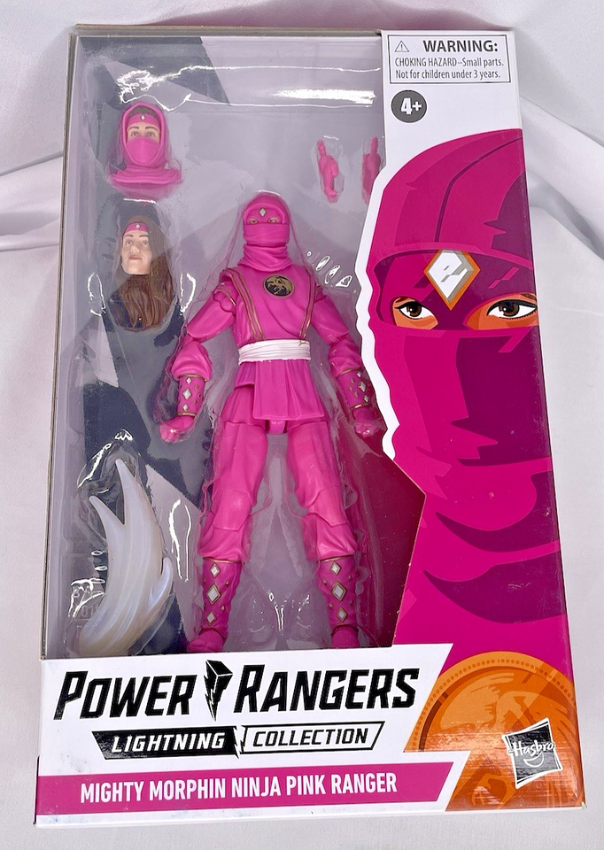 Mighty Morphin Power Rangers Lightning Collection Ninja Pink Ranger NEW ...