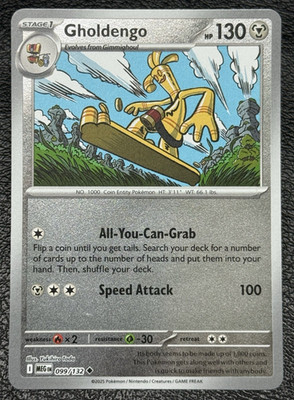 Gholdengo 099/132 - Reverse Holo - Pokémon TCG: Mega Evolution - NM | eBay