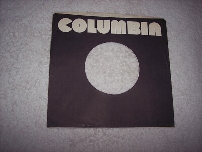 BLACK COLUMBIA RECORDS 7 INCH 45 RPM ORIGINAL SLEEVE ONLY *NO SPLITS ...