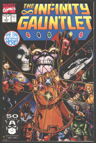 The Infinity Gauntlet #1-6 Marvel Comics (1991) Complete Mini Series ...