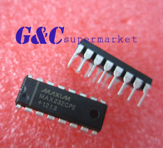 50PCS IC MAX232CPE MAX232 2DVR/2RCVR RS232 5V 16-DIP NEW | eBay