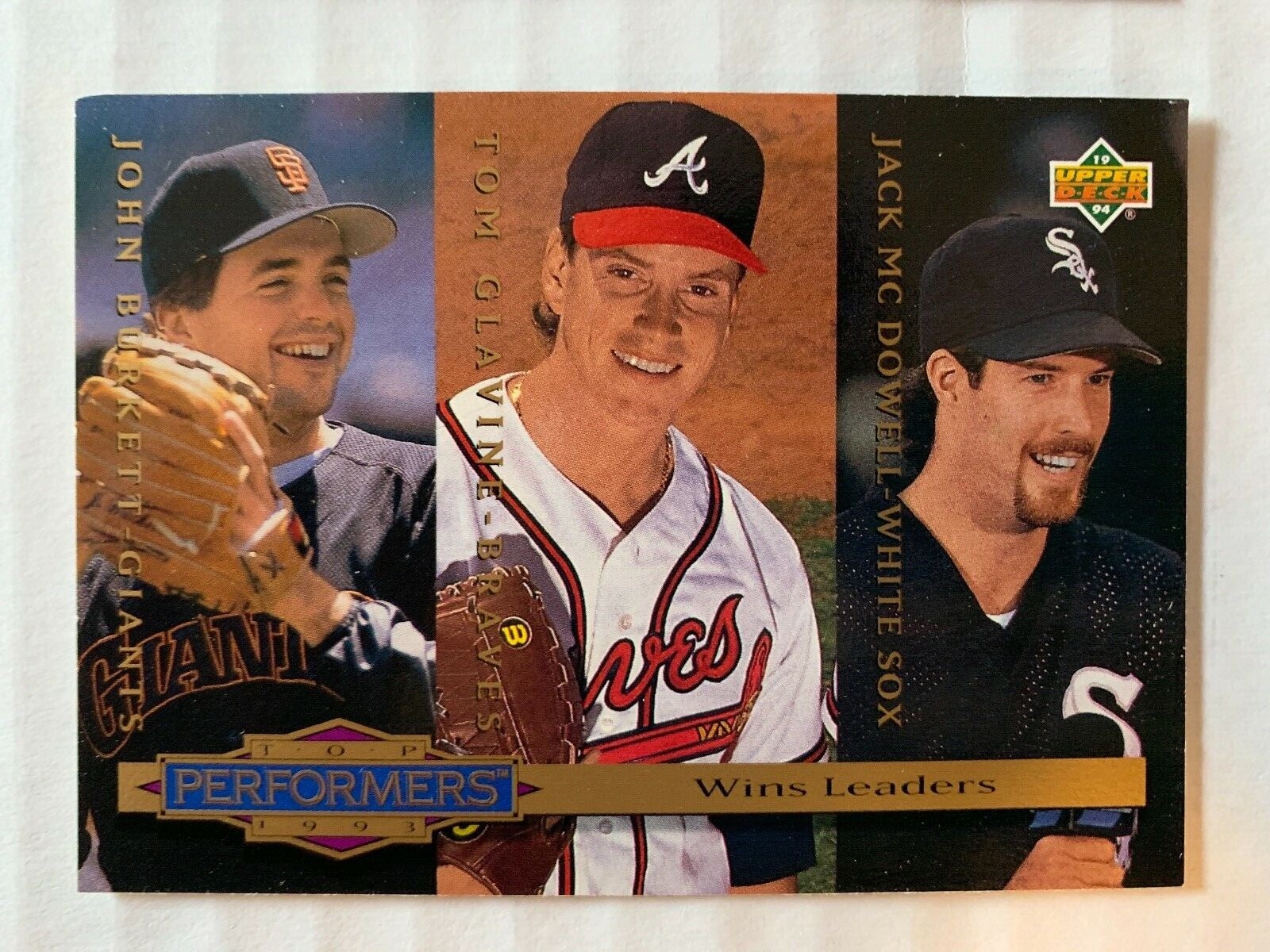 RARE Vintage 1994 Upper Deck Collectors Choice Baseball Top Preformers ...