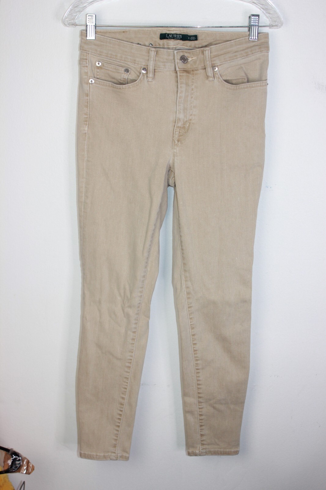 Ralph Lauren Cream Camel Color Premier Skinny Ankle J… - Gem