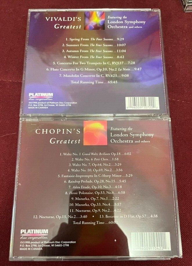 2 London Symphony Orchestra Classical Music Greatest Hits Cds | eBay