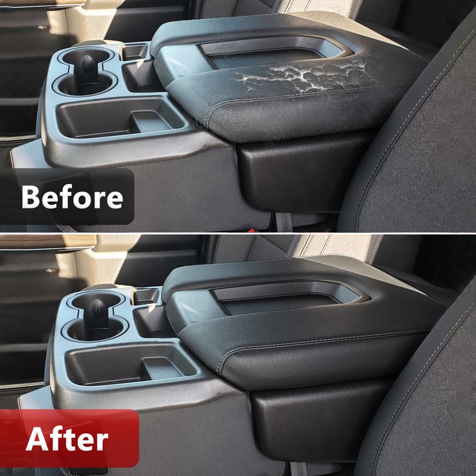 Fits 2019-2026 GMC Sierra Bench Seat Center Armrest Console Lid Leather ...