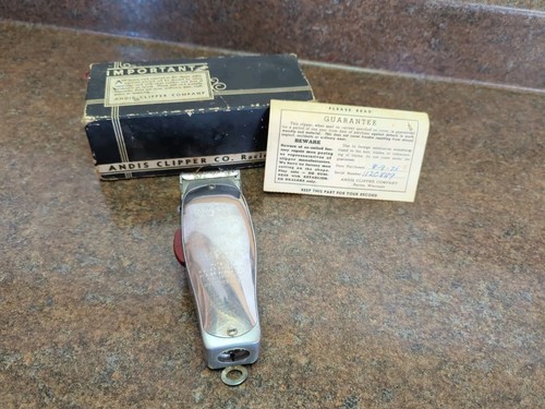 Vintage Andis Master Model M Electric Clippers Professional Barber w ...