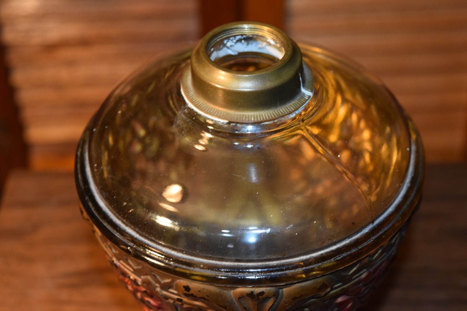 RARE ANTIQUE GOOFUS GLASS LAMP BASE EAPG CIRCA 1900 | eBay