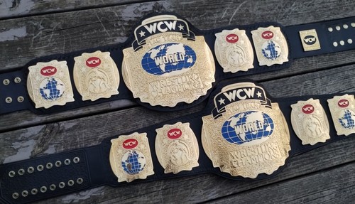 Real Handmade Premium Art WCW Tag Team Championship Belt Set WWE WWF ...