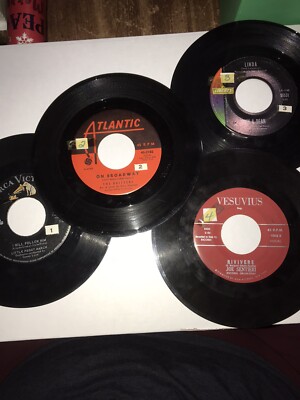 Vintage Collectible 45's Original Oldies Approx 210 Vinyl Records in ...