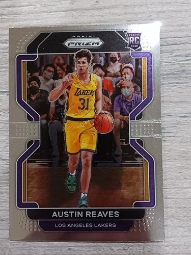 2021-22 Panini Prizm Austin Reeves RC Prizm Rookie Los Angeles Lakers ...