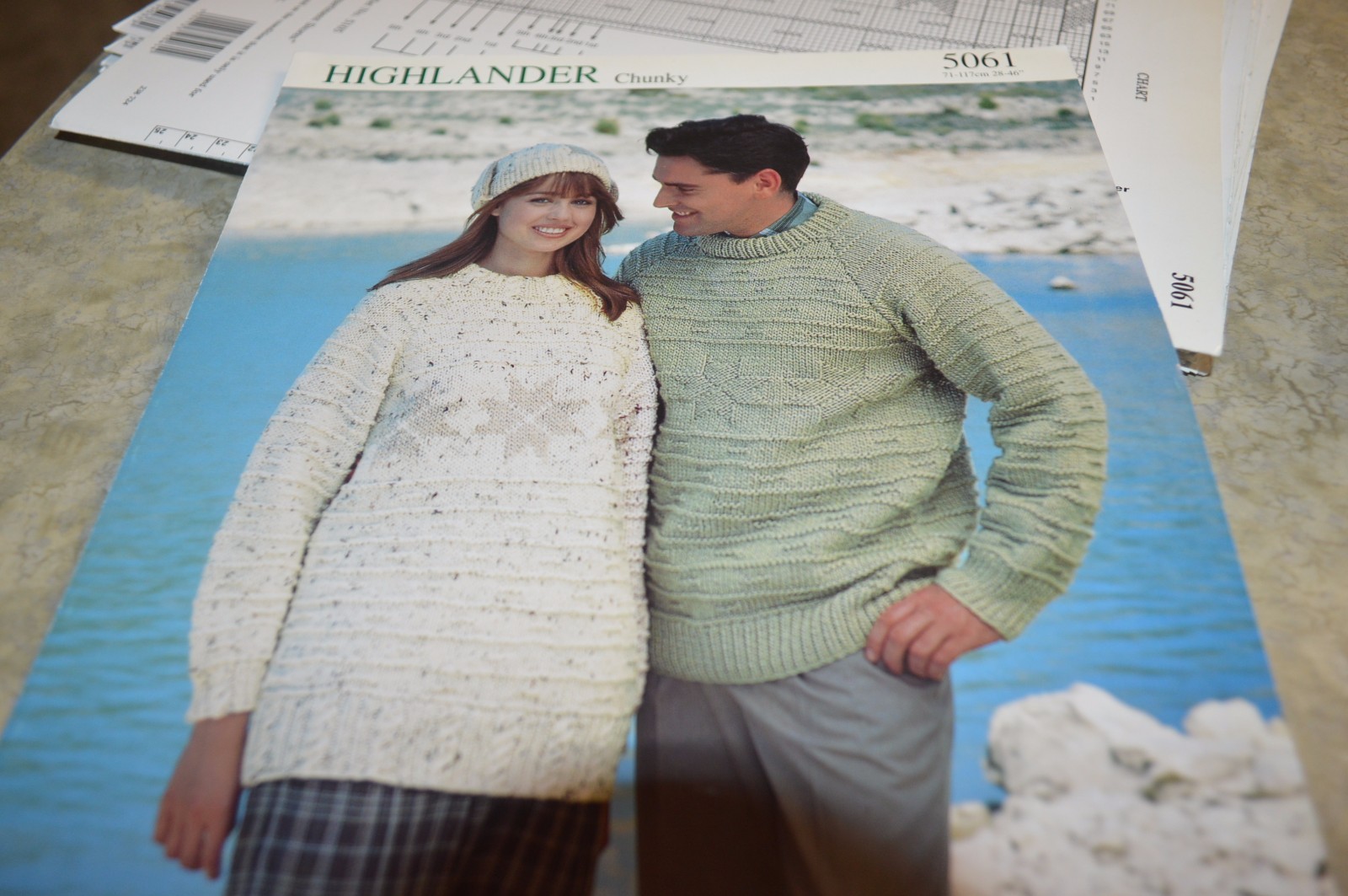 Sirdar Knitting Pattern 5061 HIghlander Chunky Sweaters 28-46" | eBay