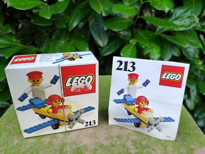 LEGO 213 Airplane Ride von 1977 Großkopffiguren --TOP-- 100% komplett ...