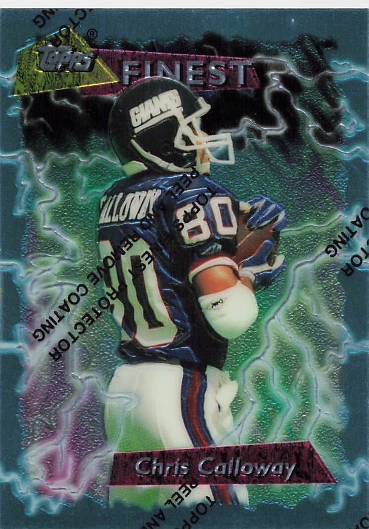 CHRIS CALLOWAY 1995 TOPPS FINEST FOOTBALL #146 | eBay