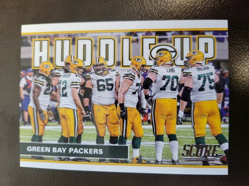 2017 Score Aaron Rodgers Packers HUDDLE UP card #10 | eBay