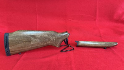 H & R Handi SB2 Laminate Checkered Wood Stock Set Very Nice | eBay