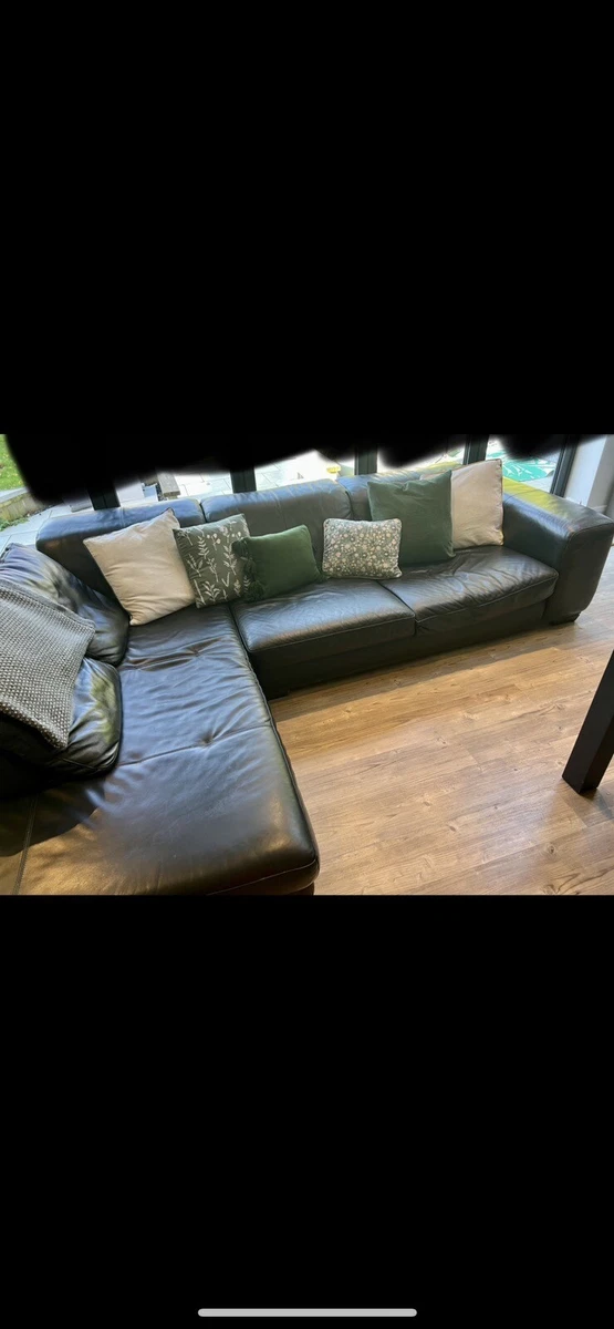 Black Leather Corner Sofa Dfs | Cabinets Matttroy