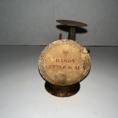 Vintage Handy Letter Scale, Pedestal Postal Scale, USPS US Post Office ...