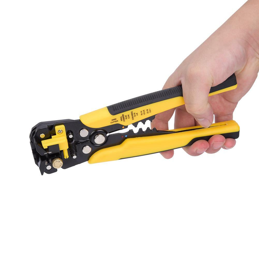Self Adjusting Insulation Wire Stripper Cutter Crimper Cable Stripping ...
