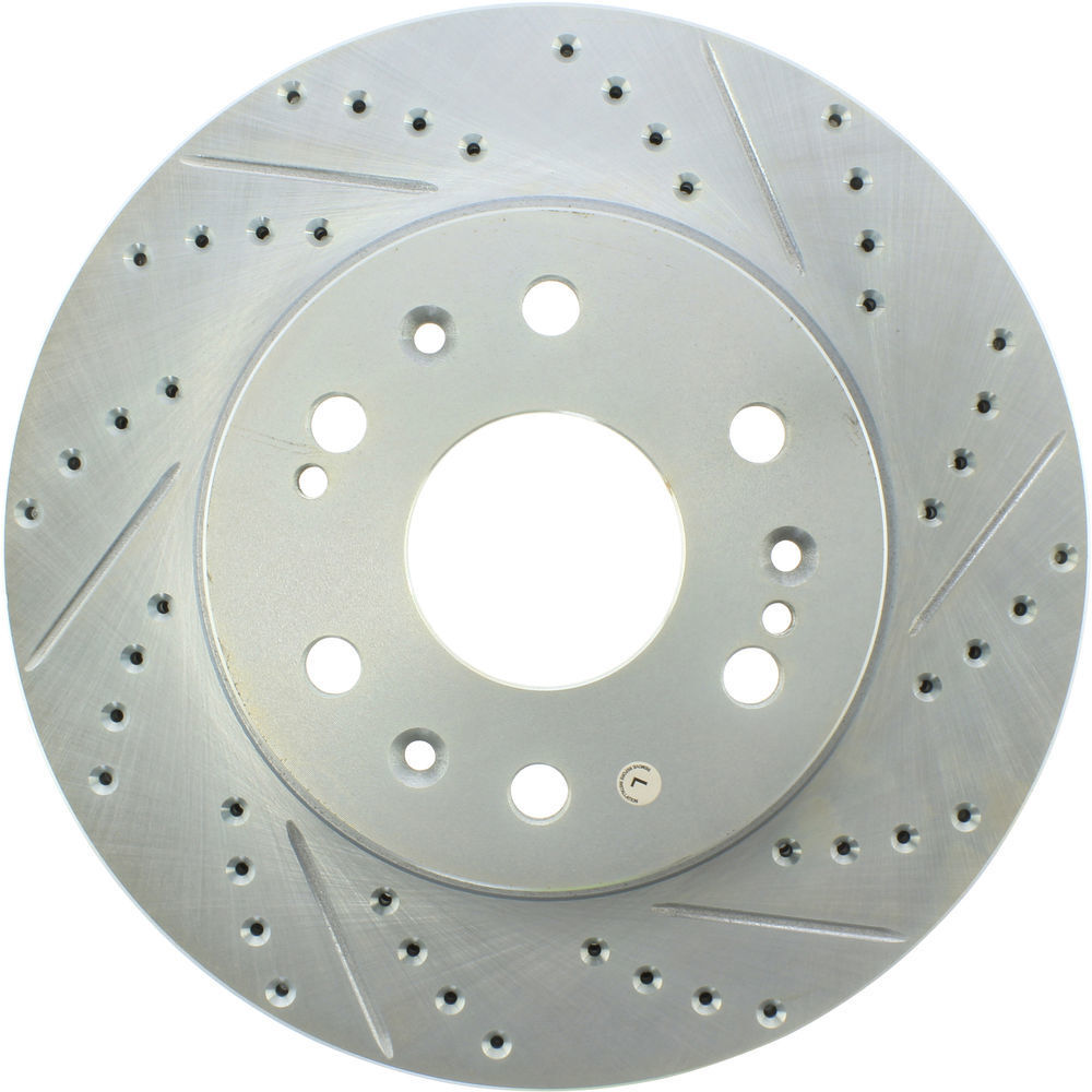 Disc Brake Rotor-Select Sport Drilled/Slotted Rotor Front/Rear-Left ...