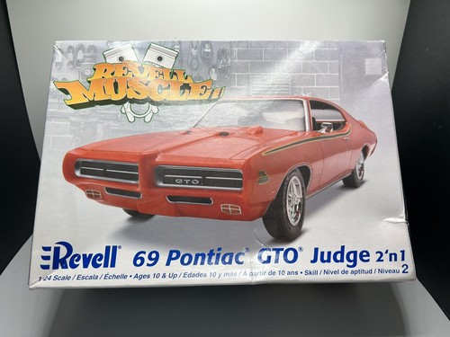 REVELL MUSCLE 69 Pontiac GTO Judge 2’n 1 Model Kit Sealed 1/24 Scale ...