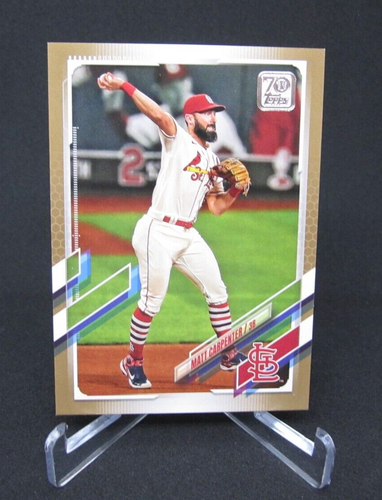 2021 Topps Series 2 Matt Carpenter Gold Baseball Card (F43) #1373/2021 ...