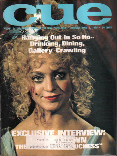 New York Cue Magazine April 3 1976 Goldie Hawn 060820AME | eBay