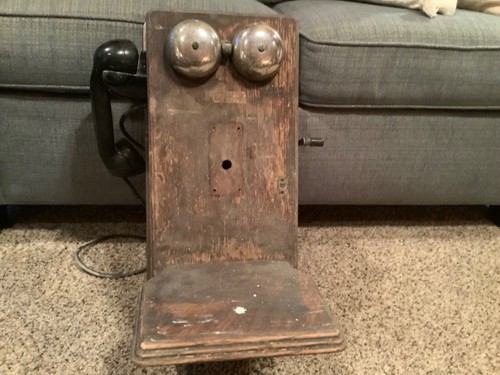 Vintage ANTIQUE Western Electric wall phone with Magneto | eBay
