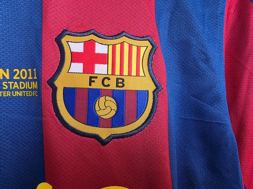 FC BARCELONA 2010 2011 MESSI UCL Final size L soccer jersey football ...