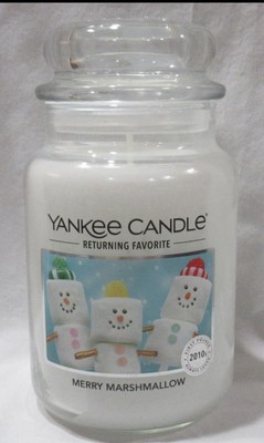 Yankee Candle Large Jar 110-150 hrs 22 oz Returning Favorite MERRY ...