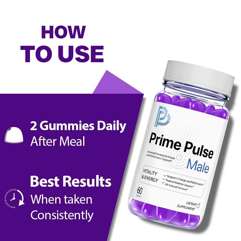 Prime Pulse Male Enhancement Gummies for ED, Prime Pulse Male Gummies ...