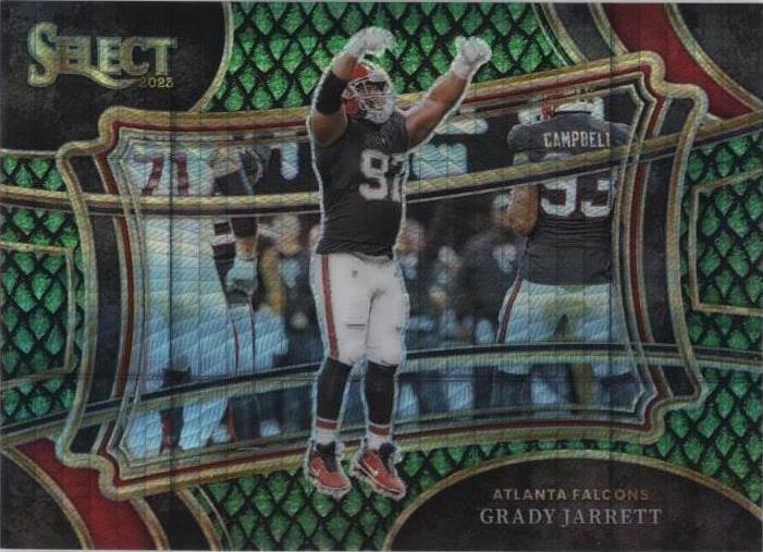 2023 Panini Select - Field Level Grady Jarrett #306 Dragon Scale Prizm ...