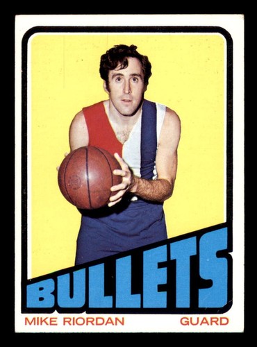 1972 Topps Basketball #37 Mike Riordan VG *e2 | eBay