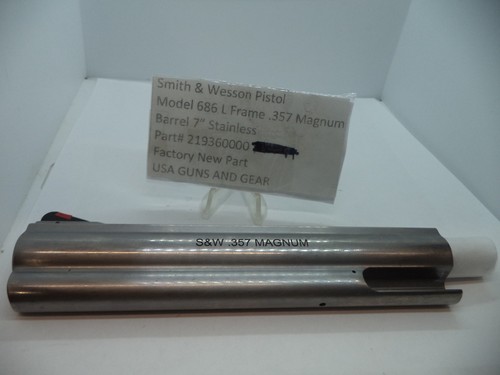219360000 S&W L Frame Model 686 Plus Barrel 357 Magnum 7" Stainless | eBay