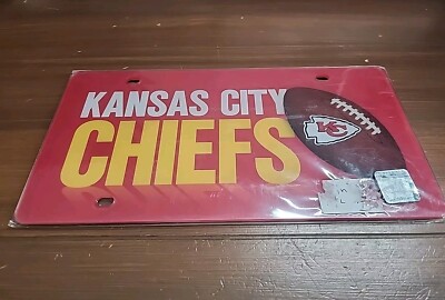 Kansas City Chiefs NFL Logo Acrylic License Plate Tag Stockdale | eBay