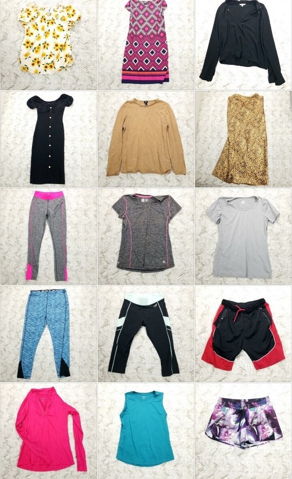 Lot of 40 Athletic Clothing Items Wholesale Resale Consignment - Womens ...
