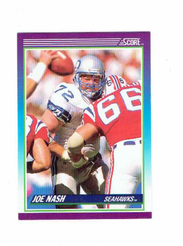 Joe Nash Seattle Seahawks #72 Nose Tackle #172 Score 1990 Football Card ...