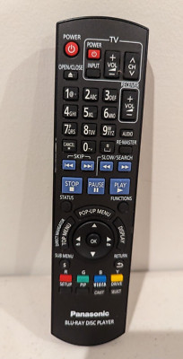Panasonic OEM Remote Control Blue-Ray Disc Player Original Model ...