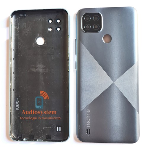 COVER BACK SCOCCA POSTERIORE per REALME C21 RMX3201 VETRO FOTOCAMERA ...