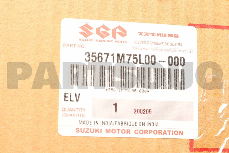 35671M75L00 Genuine Suzuki LAMP UNIT RR COMB LH 35671-M75L0-0 | eBay