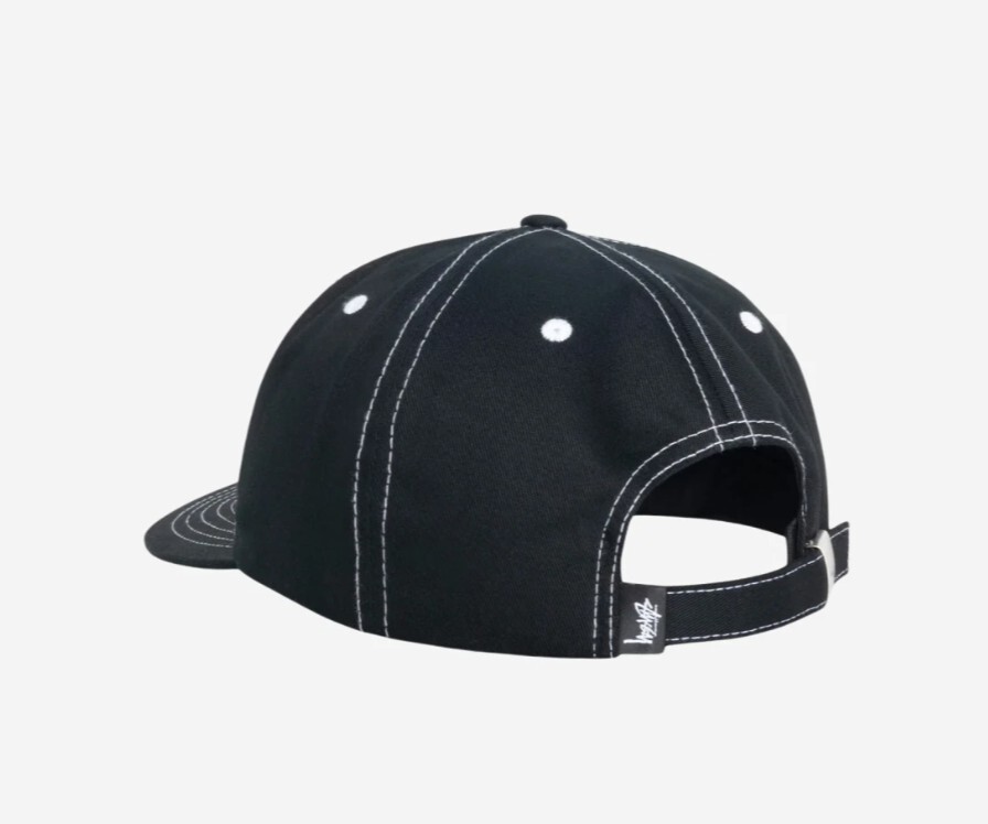 Stussy Stu Arch Strapback Cap True Black / Express / Genuine Stussy Stu Arch Strapback Cap True Black / Express / Genuine